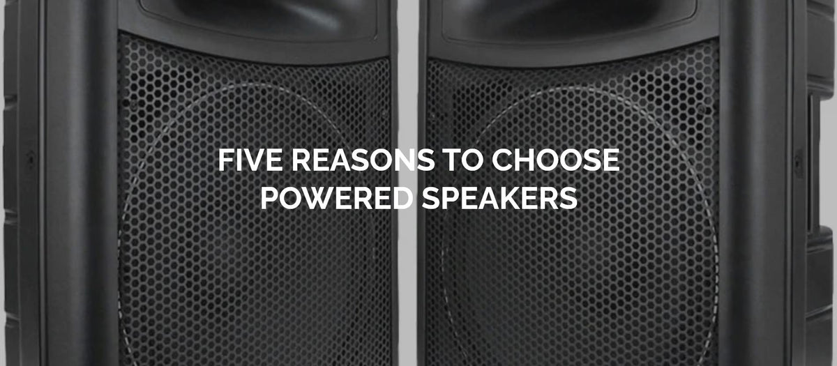 Top 5 Reasons to Choose Powered Speakers – Seismic Audio