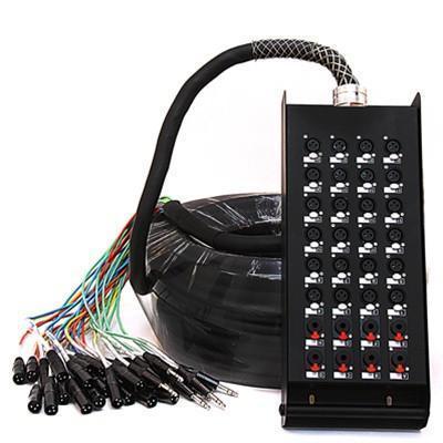 24 Channel Audio Snake Cables | Cable Snake With a Box | Seismic Audio