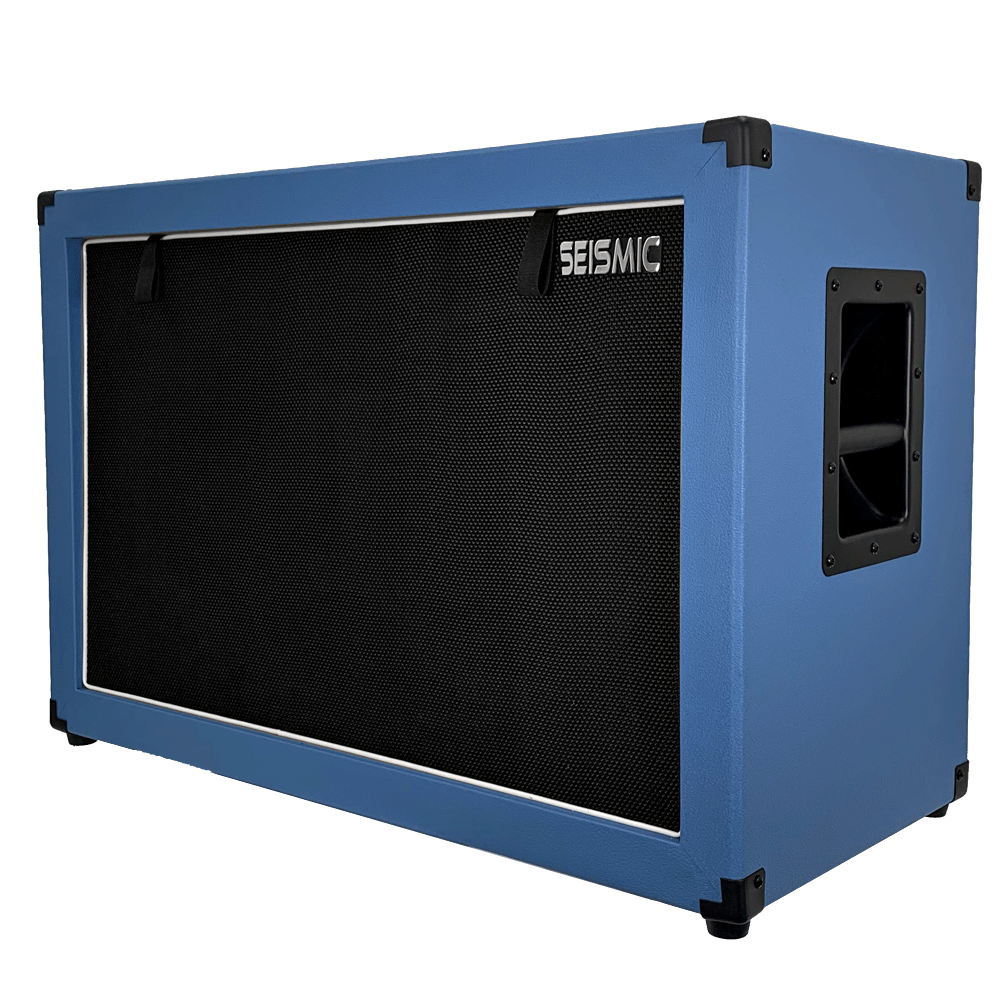Blue Tolex Guitar Cabinet | Contemporary 2x12" Empty Guitar Speaker ...
