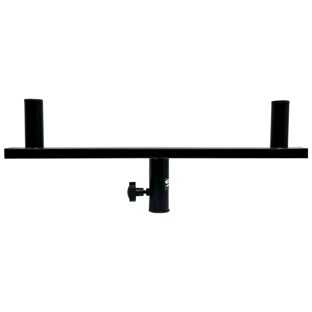 Pair of Dual Pole Mounts PA DJ Speaker Brackets | Seismic Audio