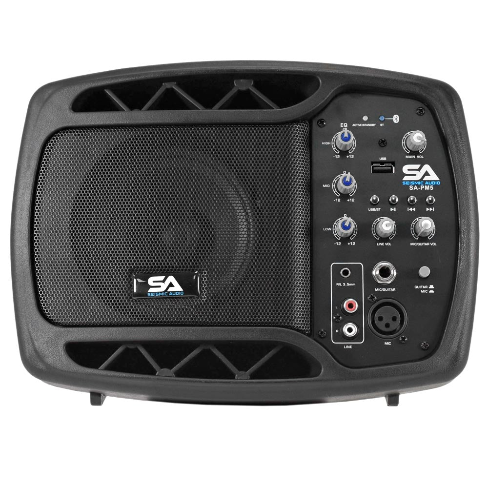Compact 5 Inch Personal PA Monitor Hotspot Speaker with Bluetooth and ...