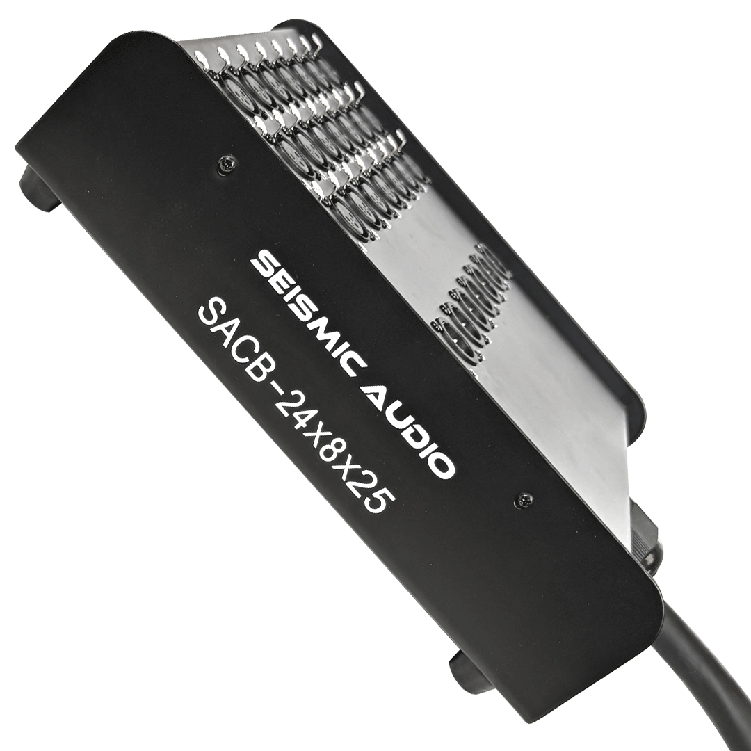 24 Channel XLR Low Profile Snake Cable with Stage Box | 8 Channel XLR ...