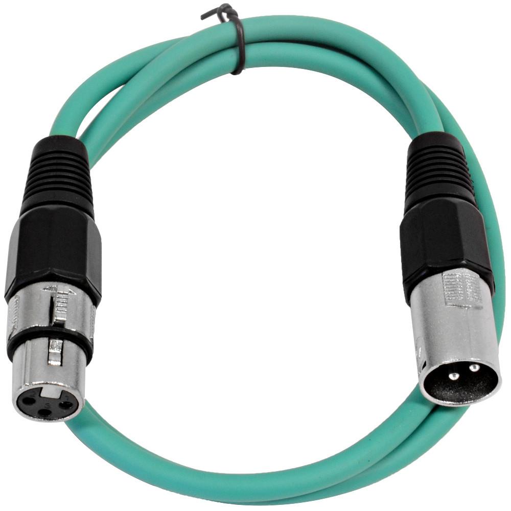 6 Pack | XLR Patch Cable | 2 Foot XLR Cable | Male XLR to Female XLR ...