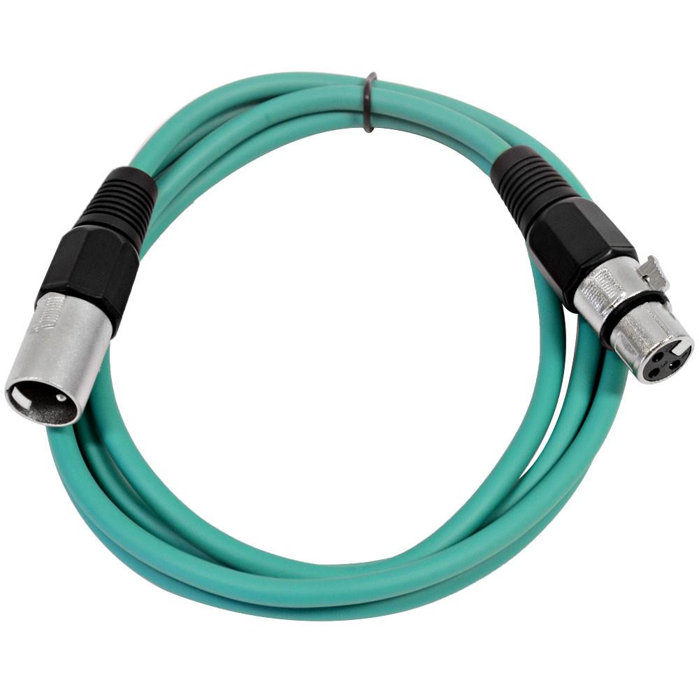 6 Pack | XLR Patch Cable | 6 Foot XLR Cable | Male XLR to Female XLR ...