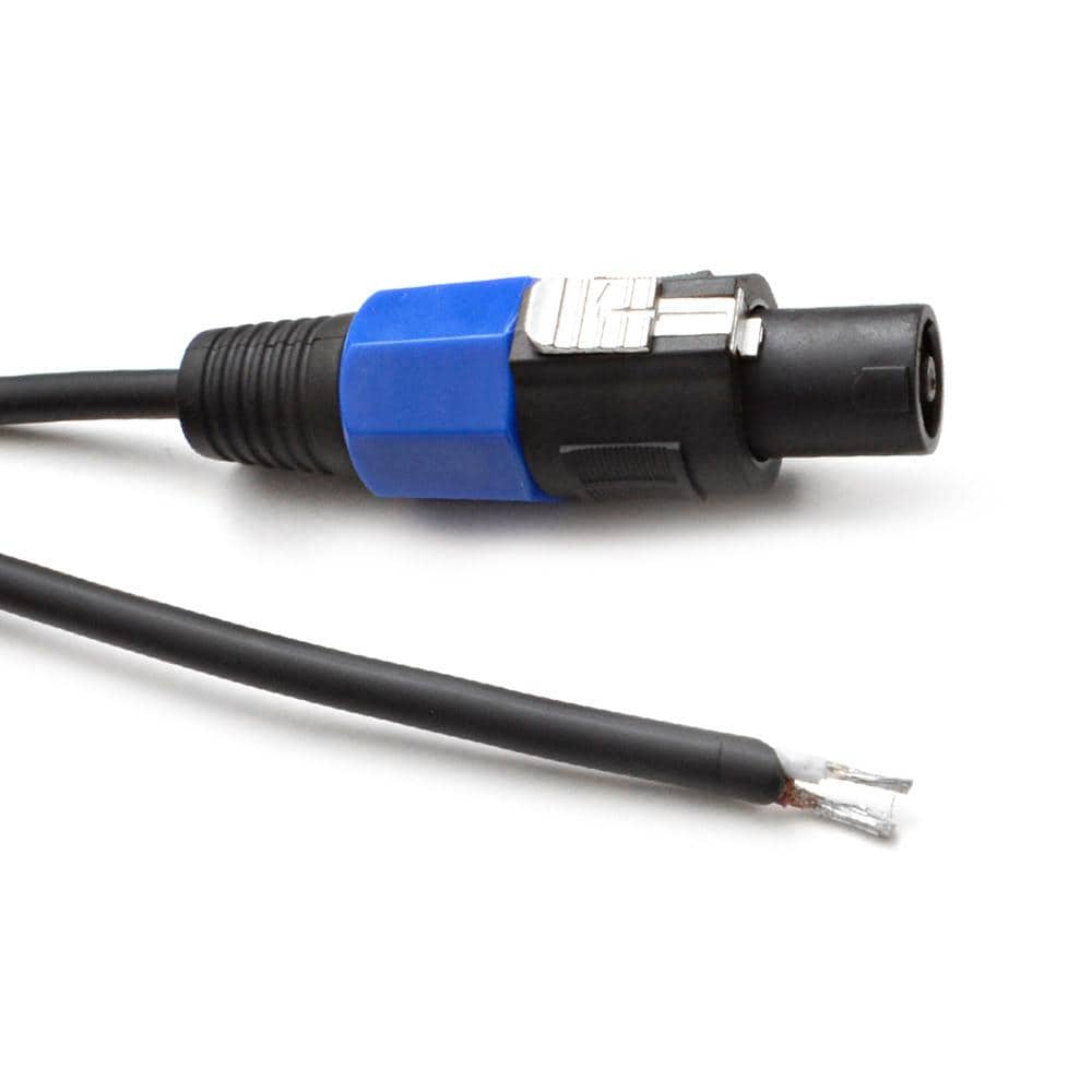 Raw Wire to Speakon Speaker Cables - 50 Feet - 16 Guage - Home Audio ...